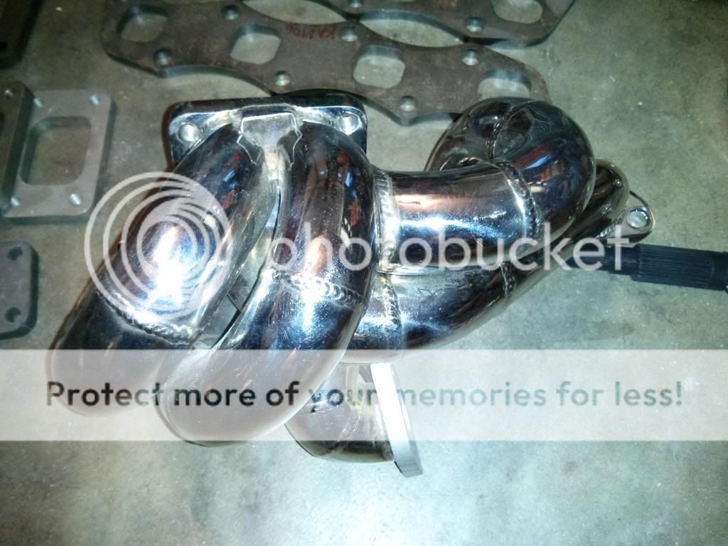 Sr20 top mount turbo manifold & Liquid to air intercooler